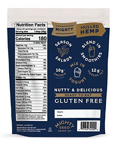 Mighty Seed Organic Hemp Hulled Seeds - 24oz | Buy Now in International ...