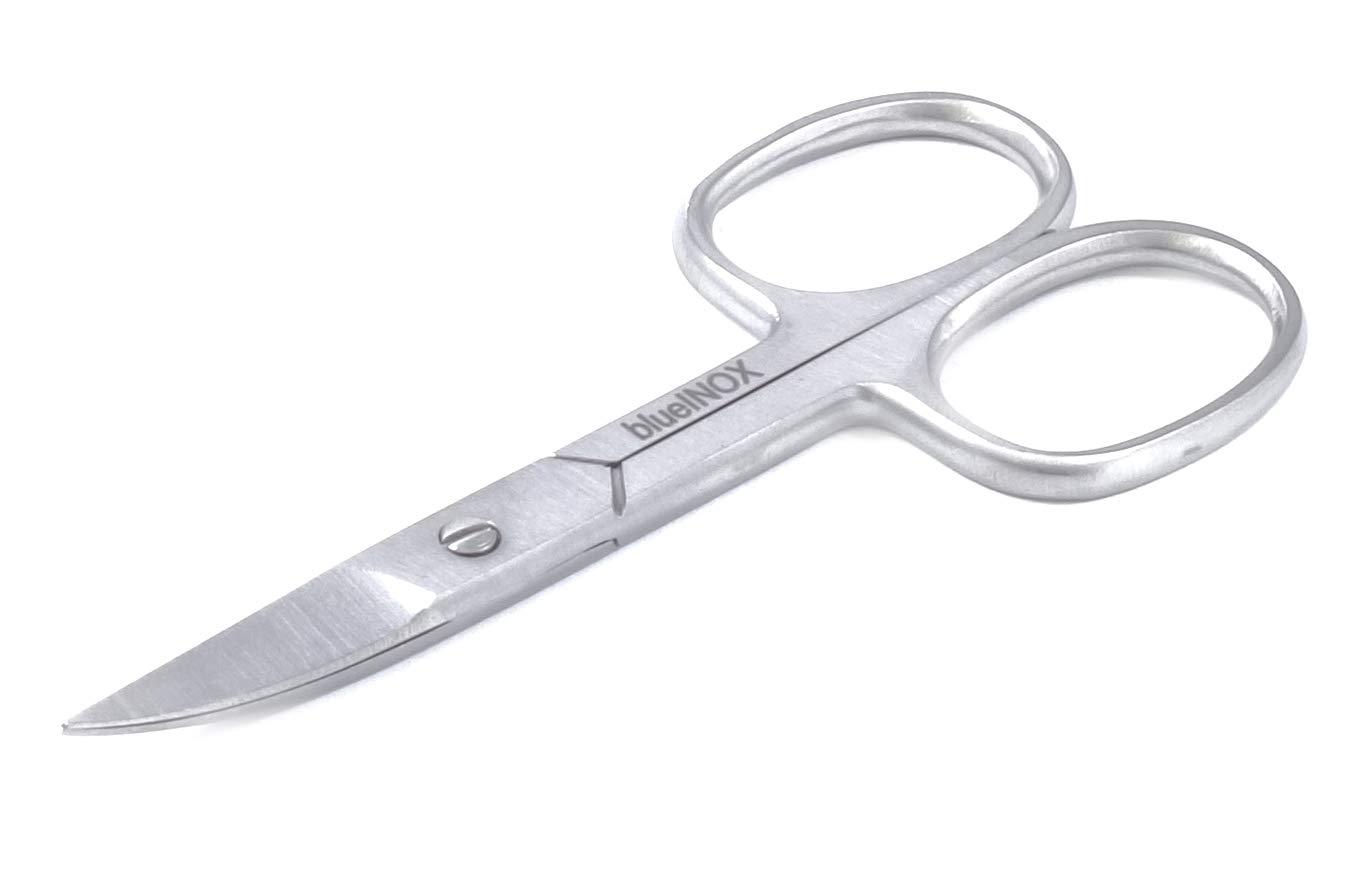 blueINOX Left-Handed Nail Scissors - Classic Stainless Steel ...