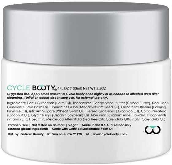 Cycle Booty Soothing Post Ride Cream 4fl oz for Chafing & Saddles Sores ...