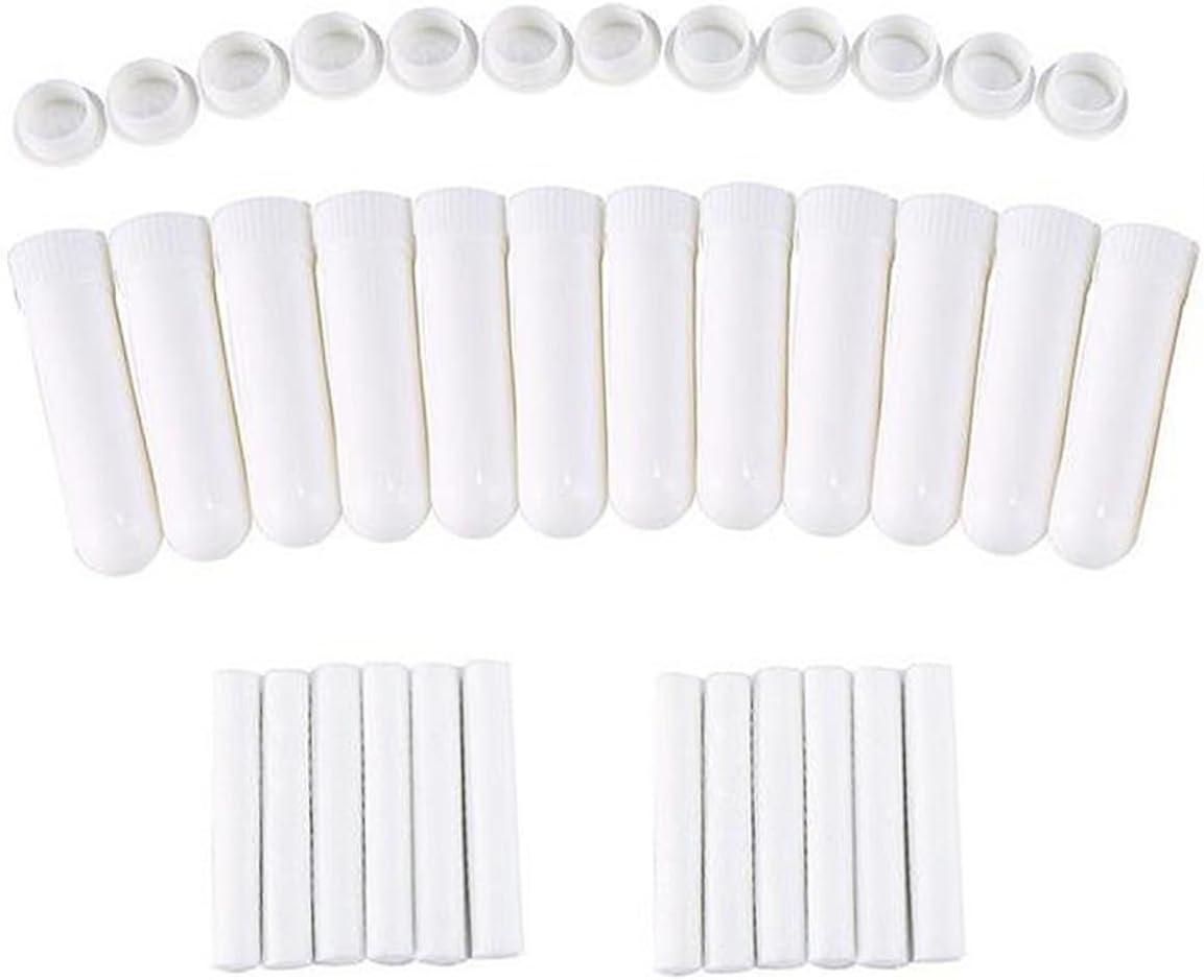 Healeved Refillable Inhaler Tubes - 12 Sets for Essential Oils - Nasal ...