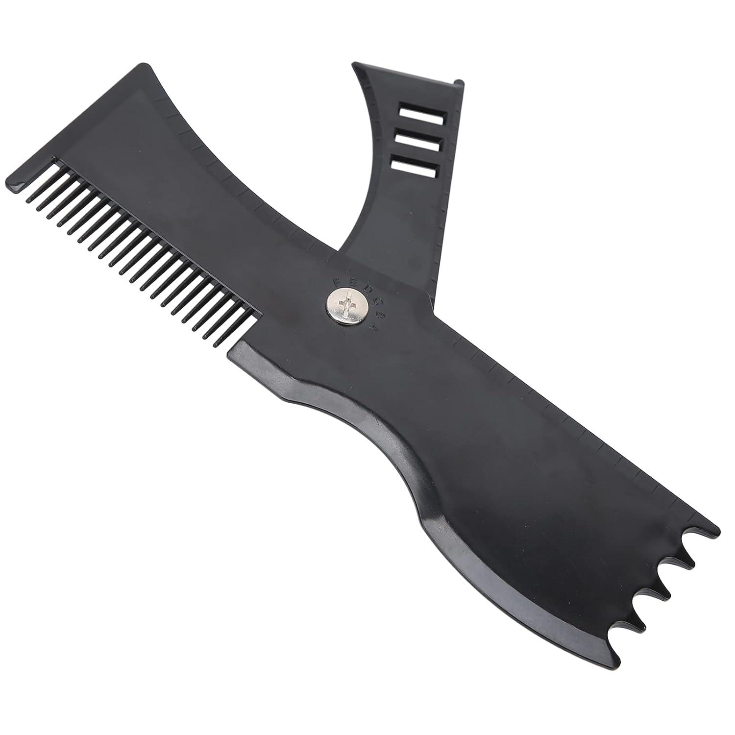 Adjustable Beard Forming Tool with Comb & Styling Template | Compact ...