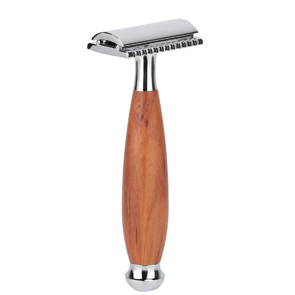 Premium Wooden Handle Razor | Portable Classic Shaving Tool ...