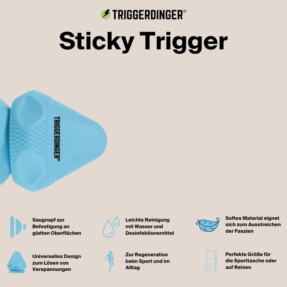 Triggerdinger Original Sticky Trigger | Precision Acupressure & Massage Tool for Muscle Relief ...
