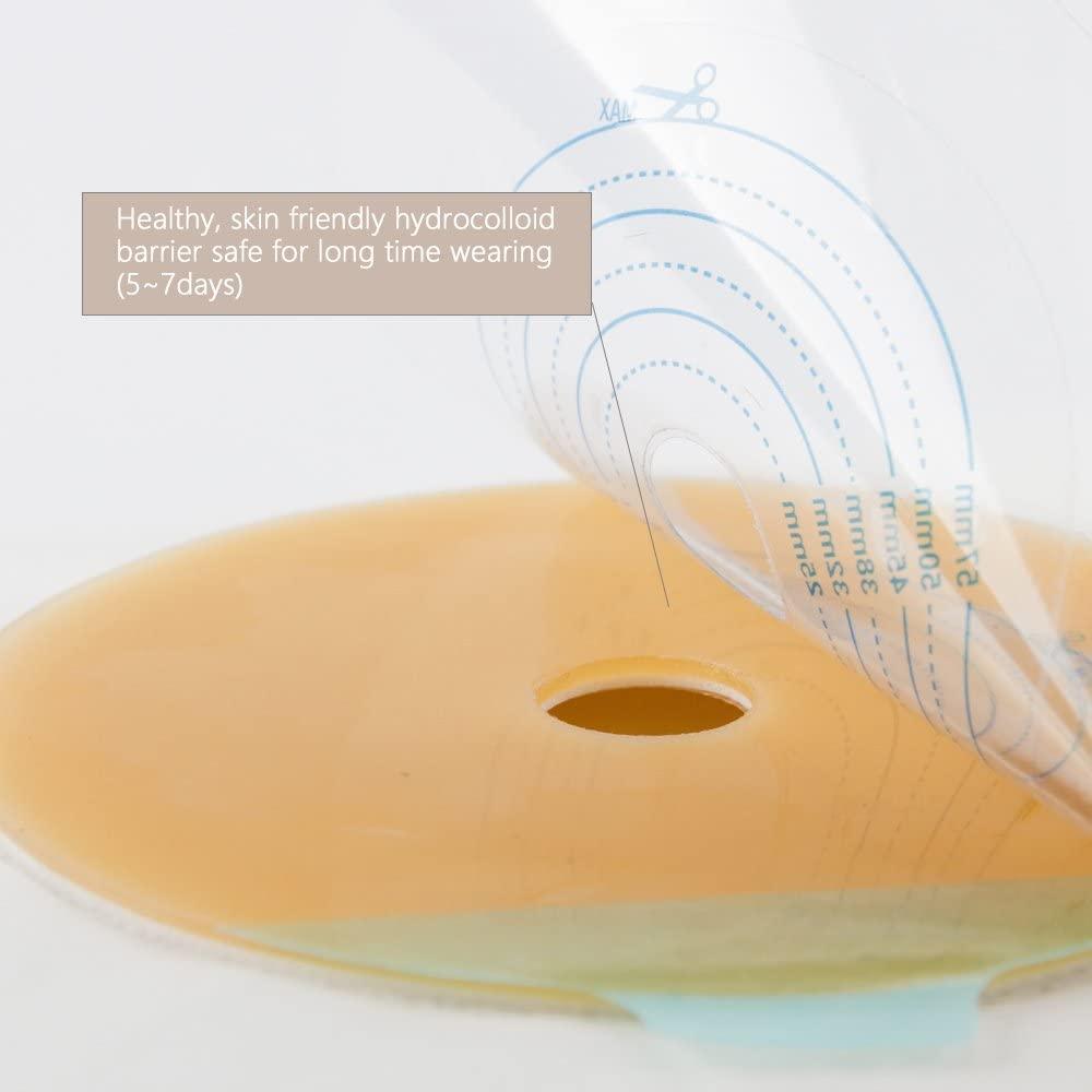 Carbou Adhesive Skin Barriers Wafer 2-1/4'' 57mm - Box of 10 | Two ...