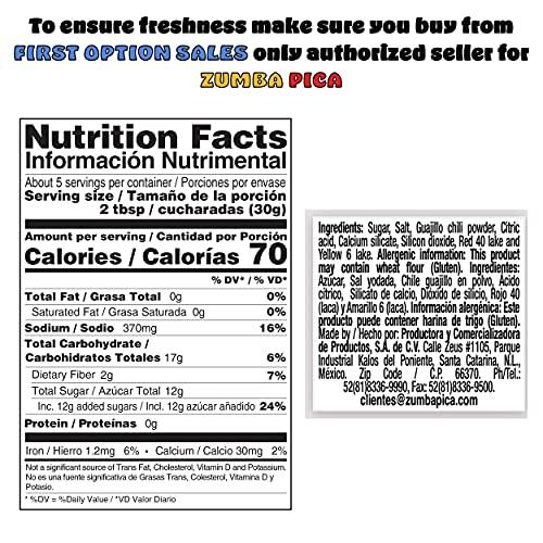 Zumba Pica Forritos Mexican Candy Chili Powder 1.7lb (750g) - Tangy ...
