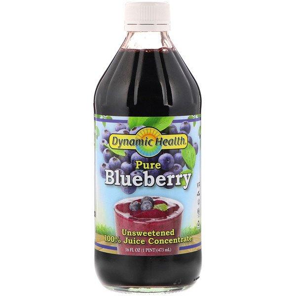 Dynamic Health Pure Blueberry Juice Concentrate - Unsweetened 16 fl oz ...