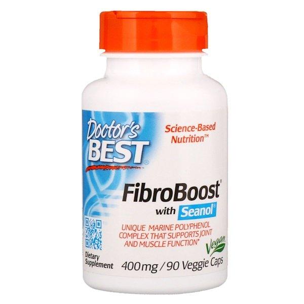 Doctor's Best FibroBoost with Seanol - 400 mg, 90 Veggie Caps - Premium ...