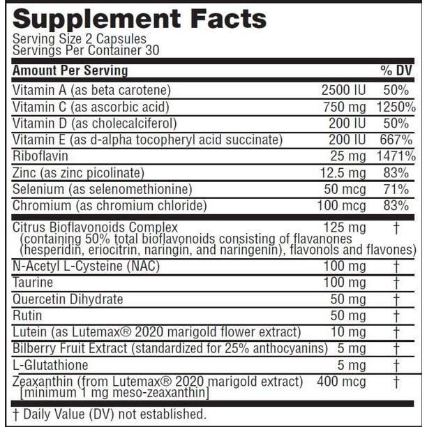 Buy Twinlab OcuGuard Plus Antioxidant for Eye Health - 60 Capsules ...