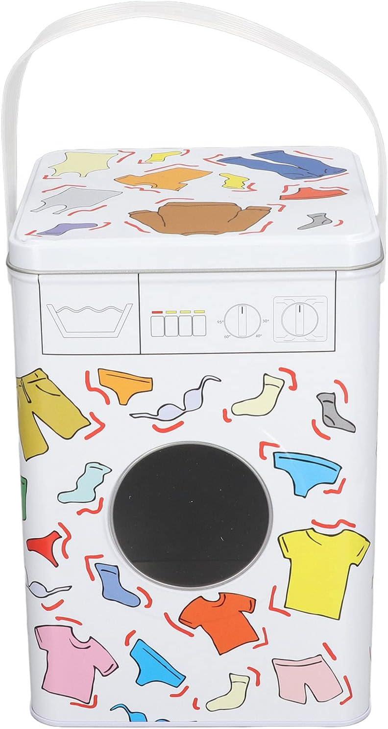Laundry Tin Container with Lid Perspective Window Large Capacity ...