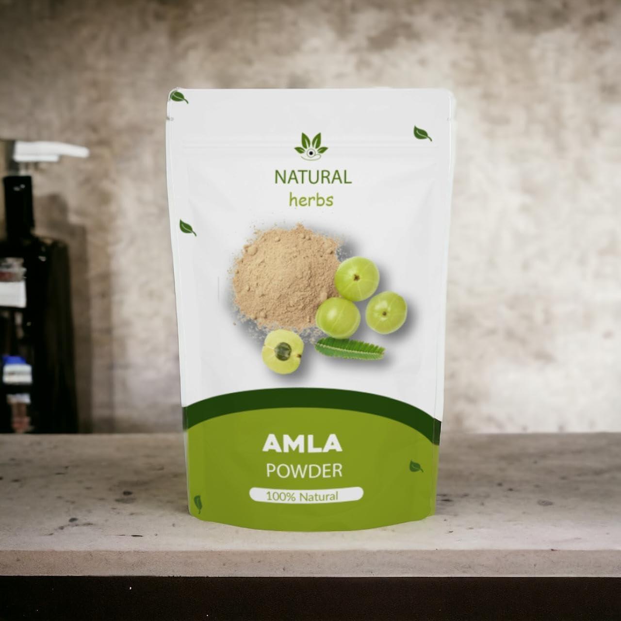 Natural Herbs Amla Powder 397g/14oz Indian Gooseberry Powder Resealable ...