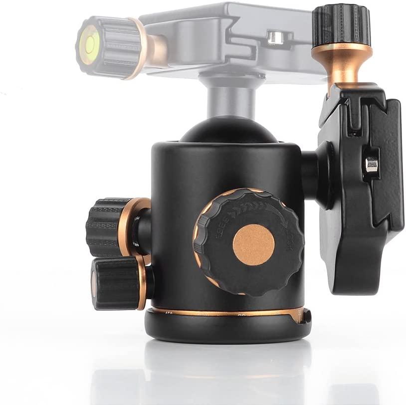 Pergear TH3 Pro DSLR Camera Tripod Ball Head, 8KG/17.6lbs Loading Capacity, 360 Degree Swivel ...