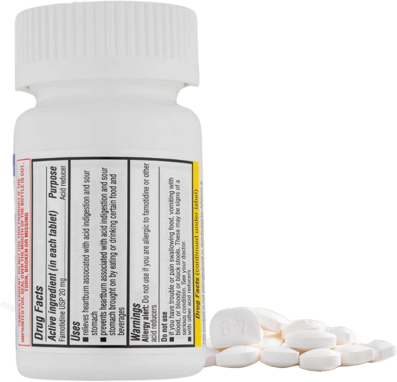 Timely Acid Reducer Famotidine 20mg - 100 Tablets | Effective Heartburn ...