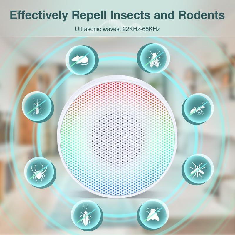 2-Pack Mosquito Lamp & Insect Destroyer - UV & Ultrasound Pest Control ...