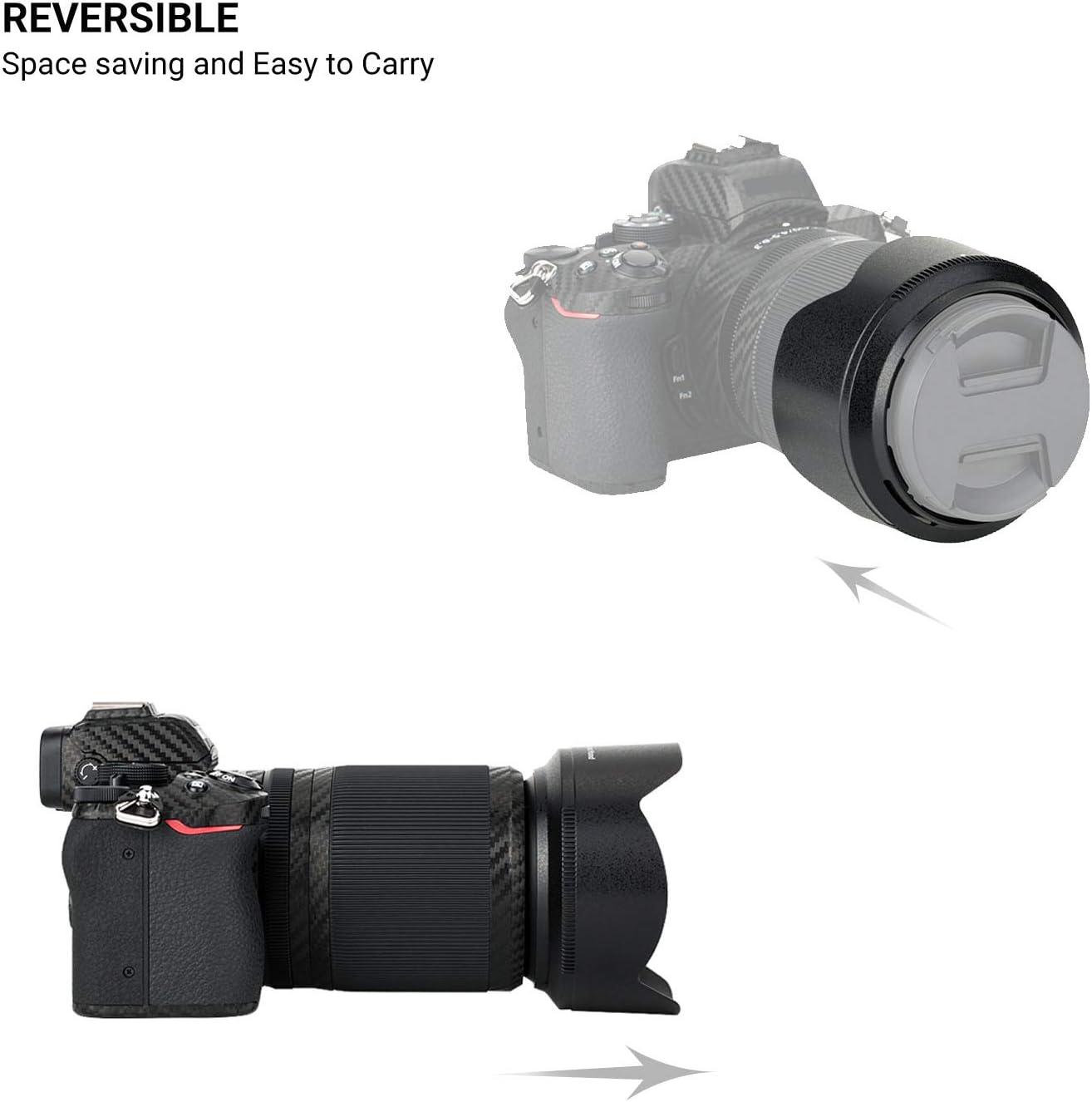Screw-on + Bayonet Lens Hood for Nikon Z30 Z50 Z fc Dual Lens Kit (16 ...