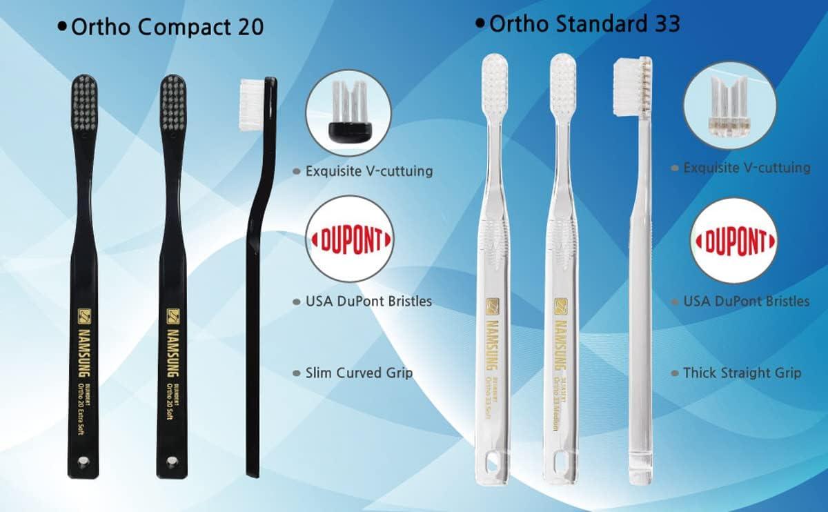 Samsung Orthodontic Toothbrushes 2 Pack - Dupont Bristles V Trim ...