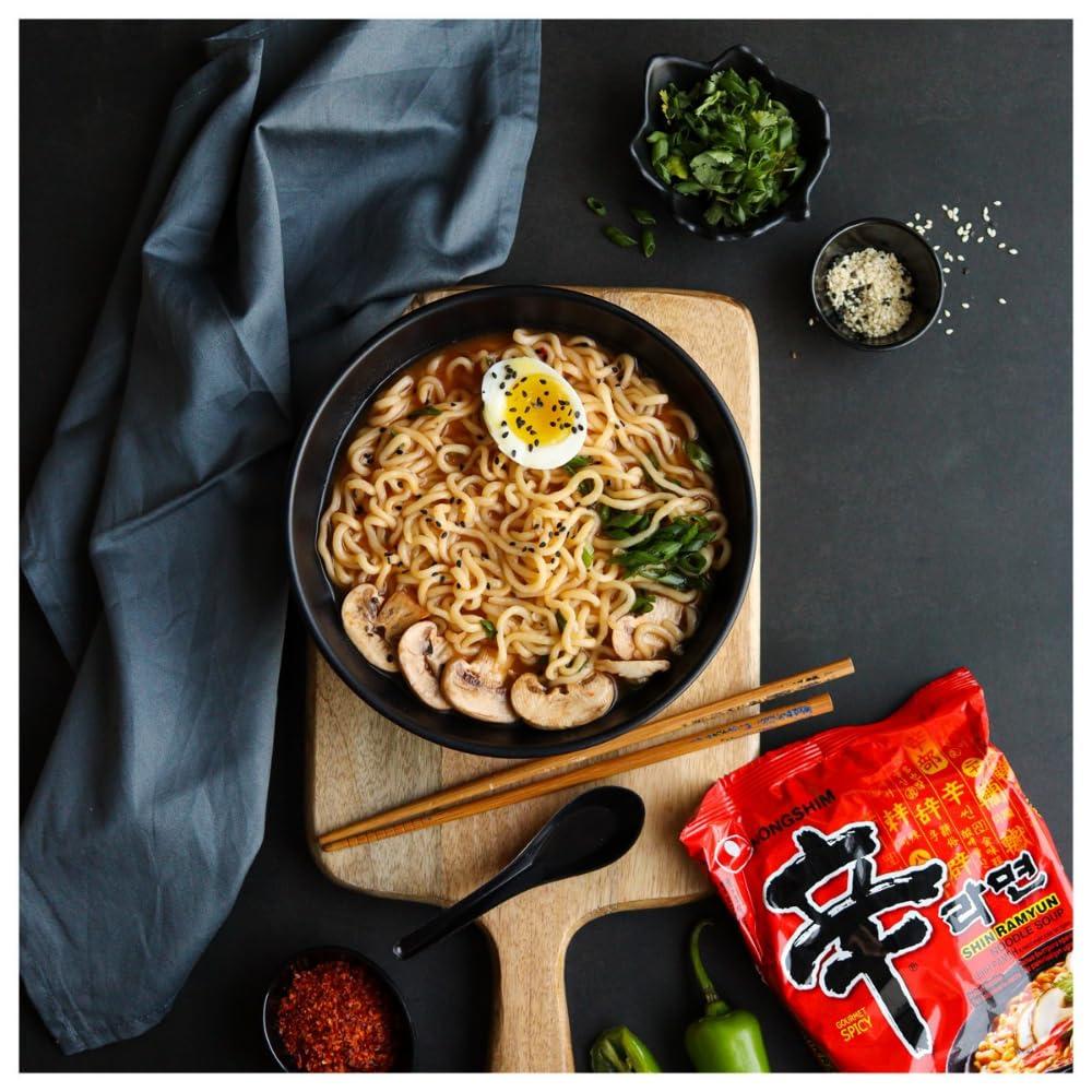 NONGSHIM Shin Ramyun Instant Noodles - 5-Pack (600g) | Authentic Korean ...