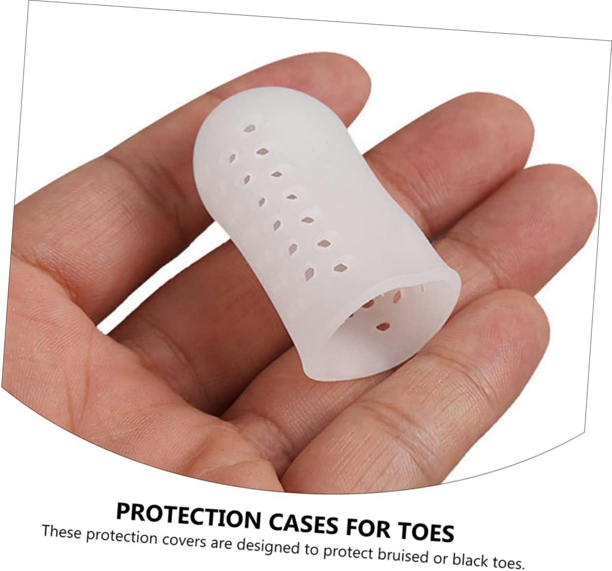 6 Pairs Silicone Toe Splitter & Cushion Caps - Toe Protectors for Corns ...