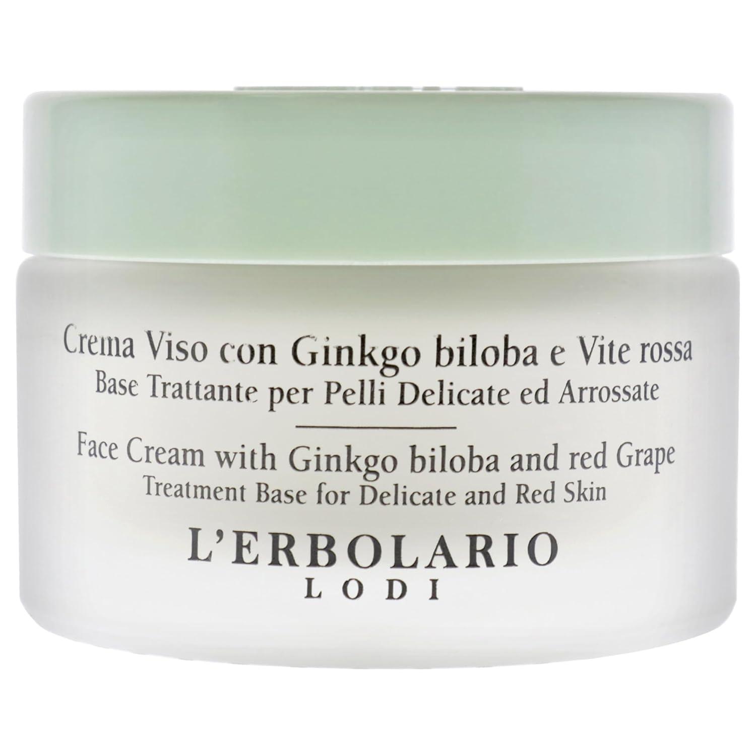 L'Erbolario Ginkgo Biloba & Red Grape Face Cream - Smooths ...