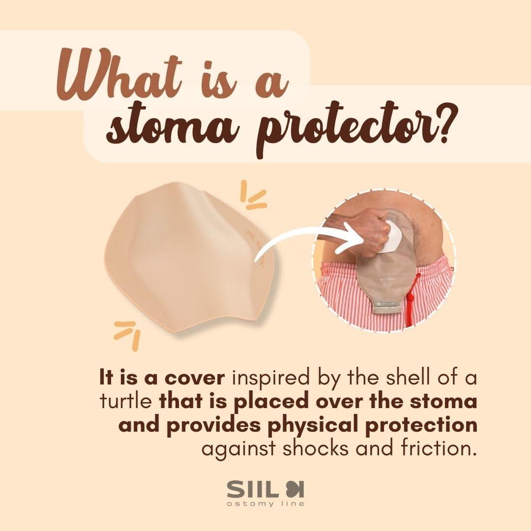 SIIL Ostomy Shield | Stoma Guard & Protector | Beige Ostomy Supplies ...