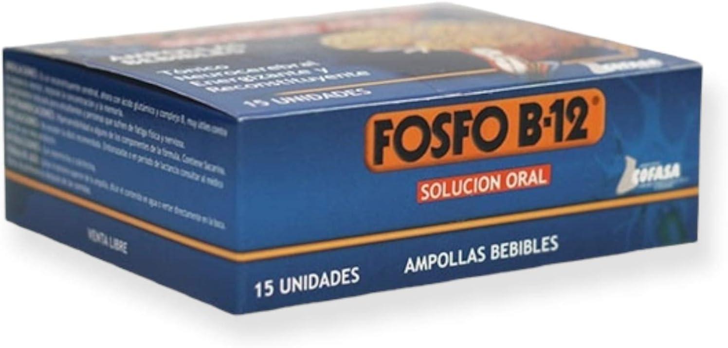 Fosfo B-12 Oral Solution & Syrup Combo Pack - 15 Ampoules & 120ml ...