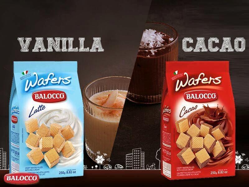 Balocco Wafers Late 250g Italian Shortbread Biscuits | Cocoa & Cream ...