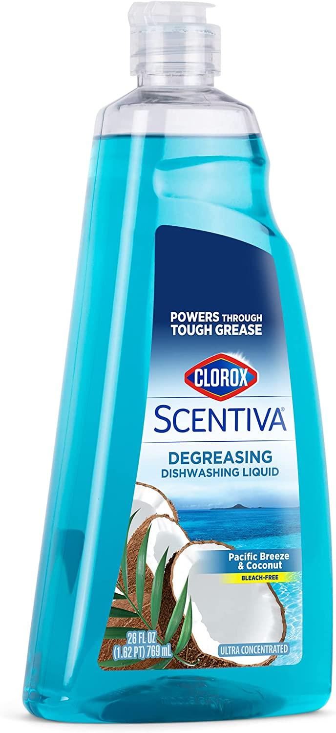 Clorox Scentiva Pacific Breeze & Coconut Dishwashing Liquid Soap - 26 ...
