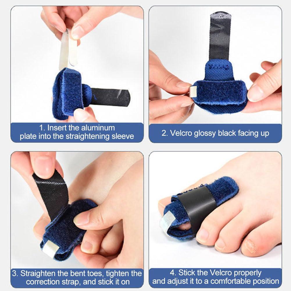 Adjustable U-Shaped Toe & Finger Rails for Hammer Toes Sprains and ...