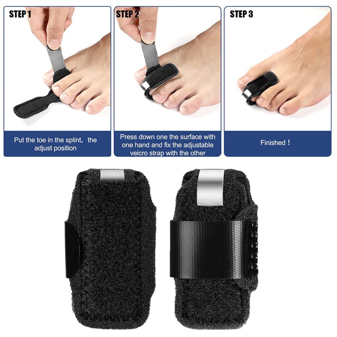 Toe Splints for Straightening Toes | Adjustable Toe Corrector Brace for ...