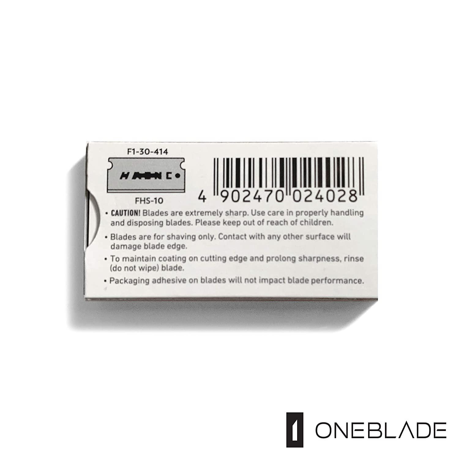 Feather FHS-10 Japanese Steel Razor Blades - 30 Count Refill for ...