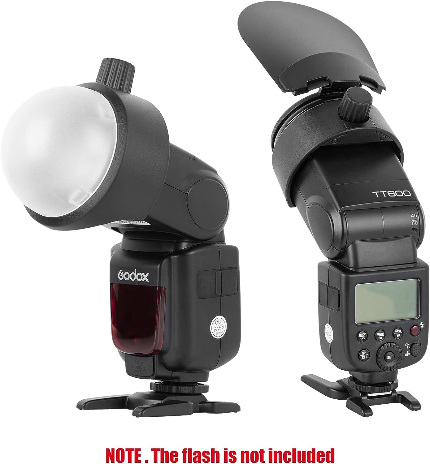 Godox S-R1 Adapter: Round Flash Head Modifier for V860II, V850II, TT685 ...