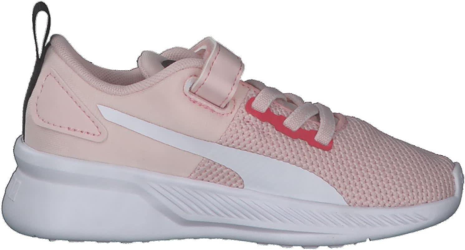 PUMA Kids Flyer Runner V INF Sneaker - 8 UK Child - Puma White/Lotus ...