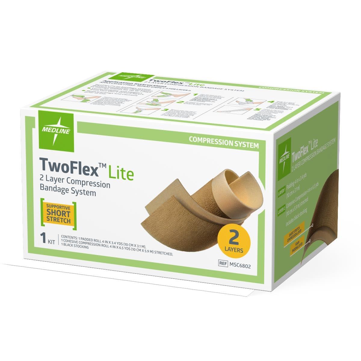 Medline TwoFlex Lite 2-Layer Compression System | International ...