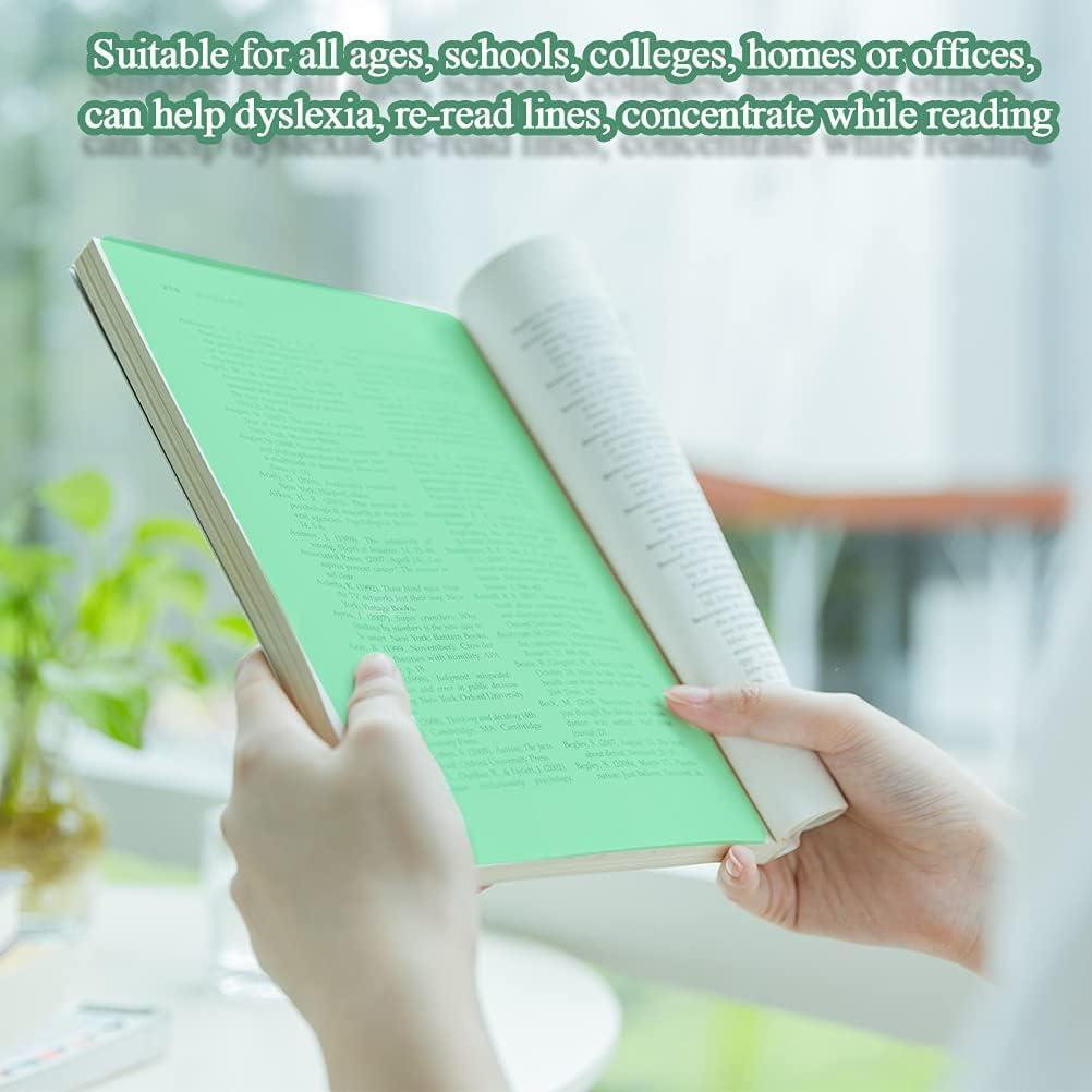 KONAMO 6 Pack A4 Dyslexia Reading Aid Ruler | Reduce Visual Stress for ...
