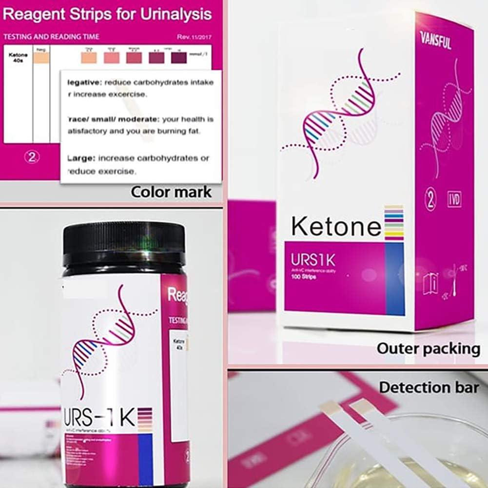 Volking Ketone Test Strips - 100 Pieces for Keto Nutrition & Diet ...