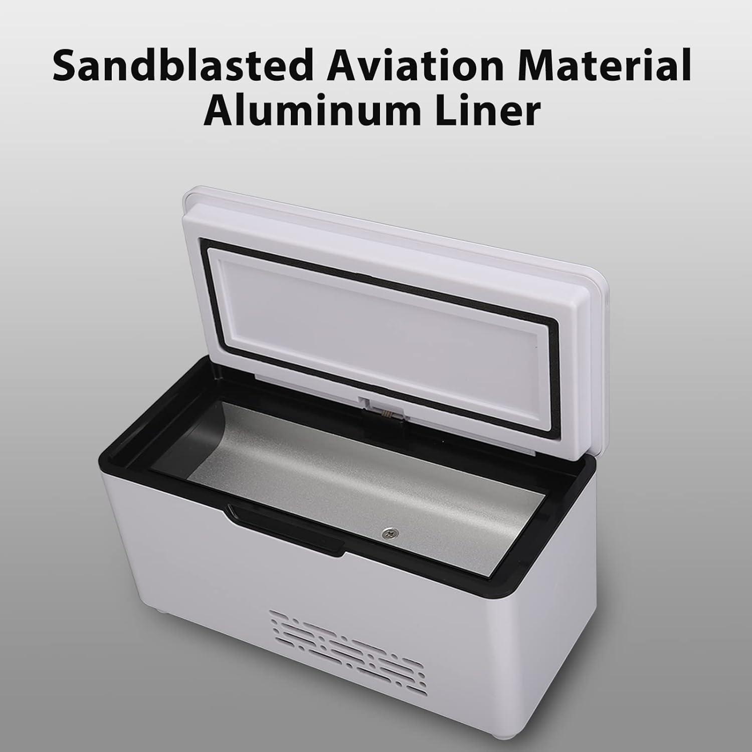 Portable Electric Mini Cooler Box - Insulin Cooler Case with Fast ...