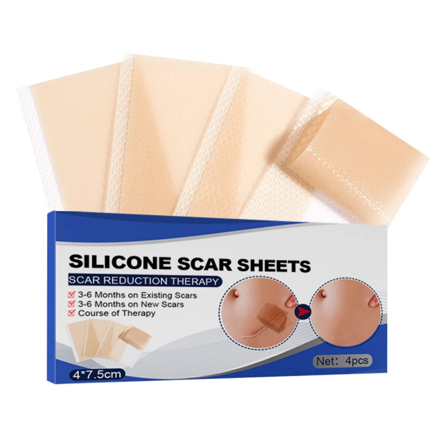Silicone Gel Scar Patch for Stretch Marks, Burns & Cuts - Smooth Skin ...