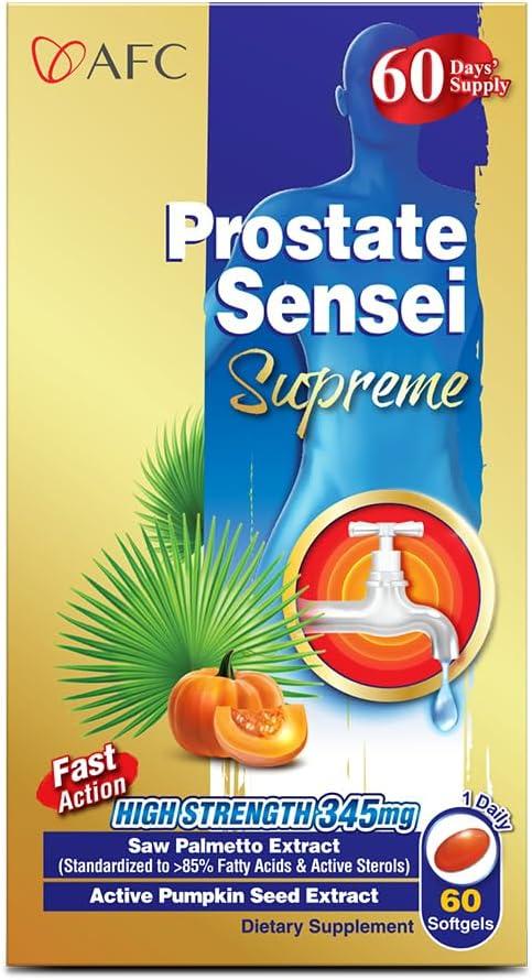 AFC Japan Prostate Sensei Supreme | Clinical Strength Saw Palmetto for ...