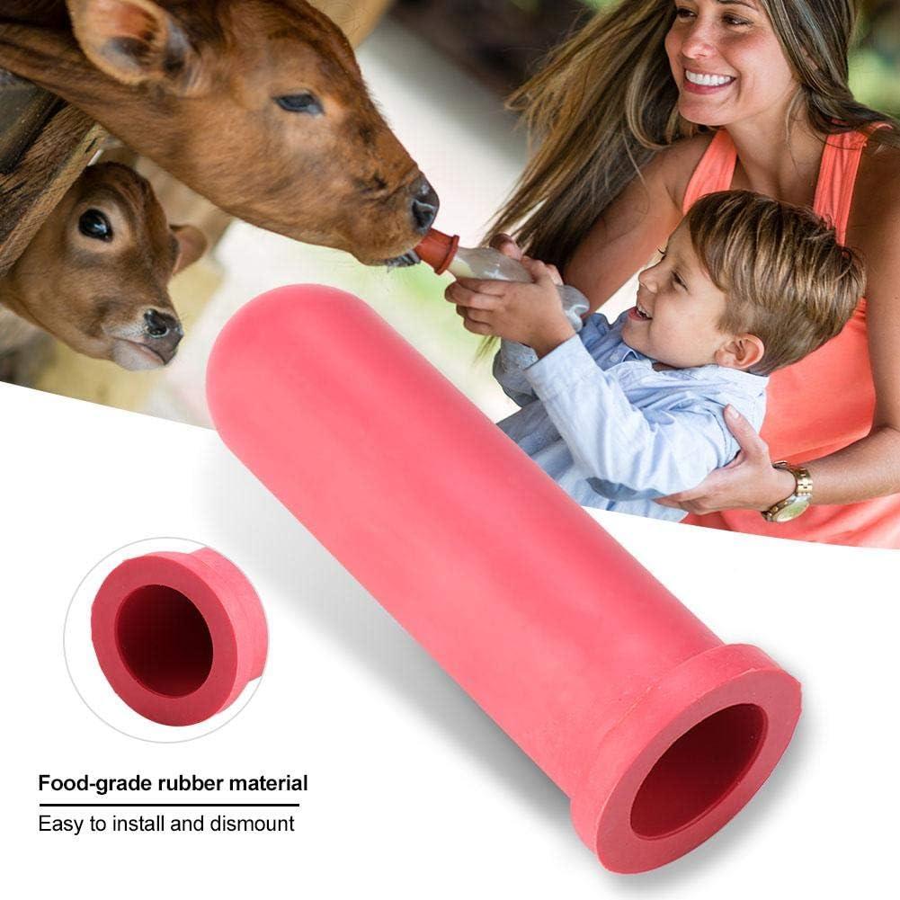 HEEPDD Calf Milk Drink Nipple 5Pcs - 10cm Rubber Feeding Bottle Nipples ...