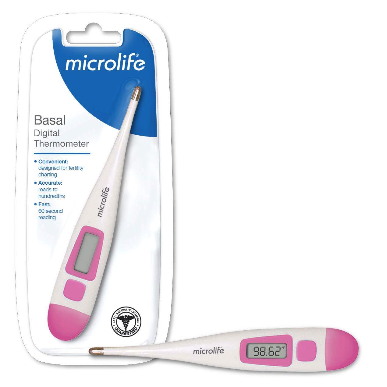Microlife Digital Basal Thermometer - 1/100th Accurate Readings for TTC ...