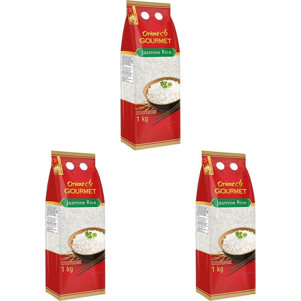 Buy ORIENT GOURMET Jasmine Rice 100% - 1 kg (Pack of 3) | Best ...
