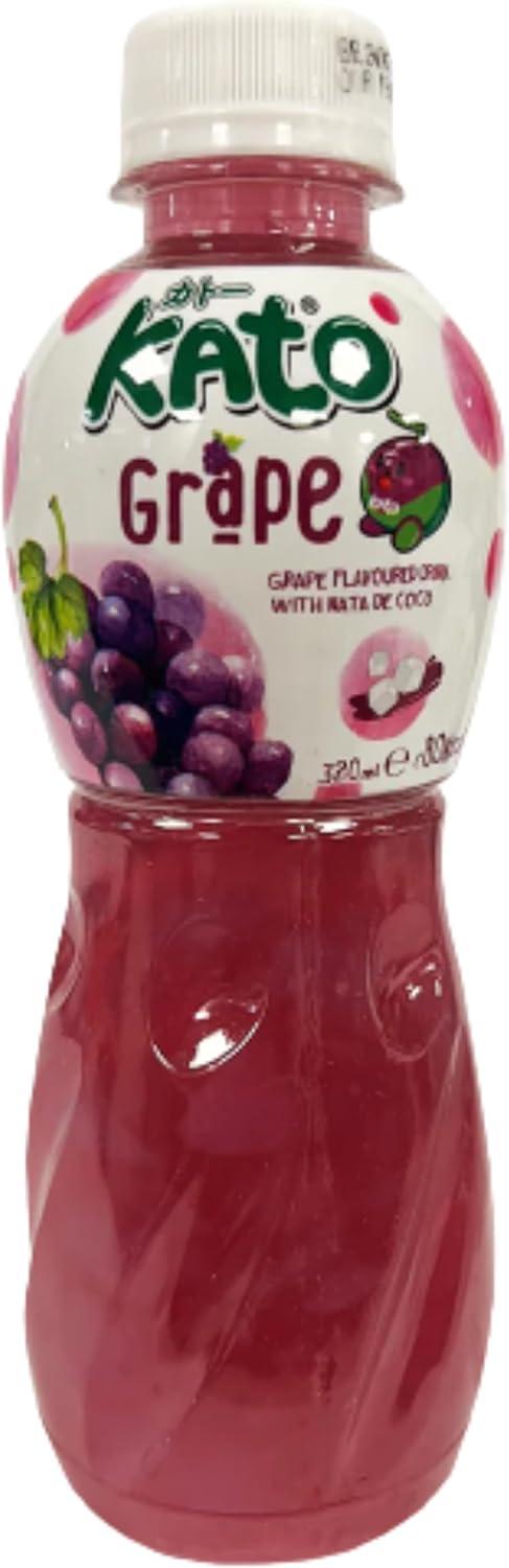 KATO Fruit Juice Drink with Nata De Coco Assorted Flavours - Pack of 5 ...