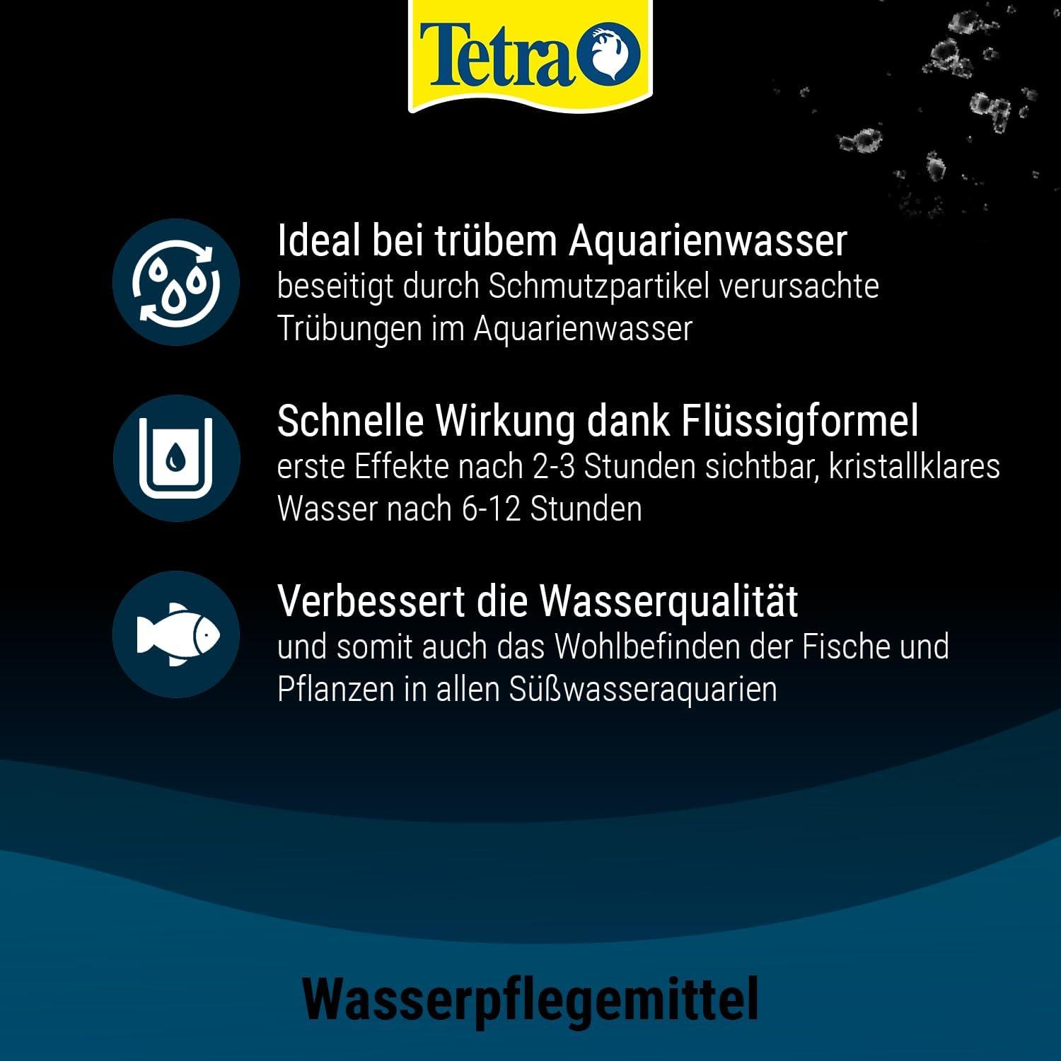 Tetra CrystalWater - Water Clarifier for Crystal Clear Aquarium | 250 ...