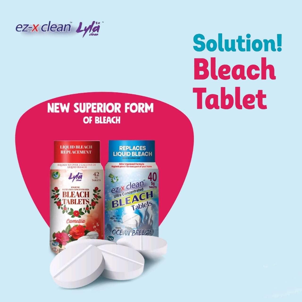 Ultra Concentrated Water Activated Bleach Tablets for Laundry ...