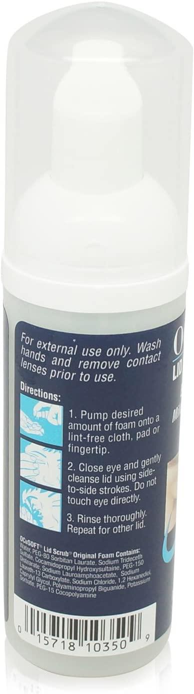 Ocusoft Eyelid Scrub Foaming Cleanser - 50ml | Original Formula by ...