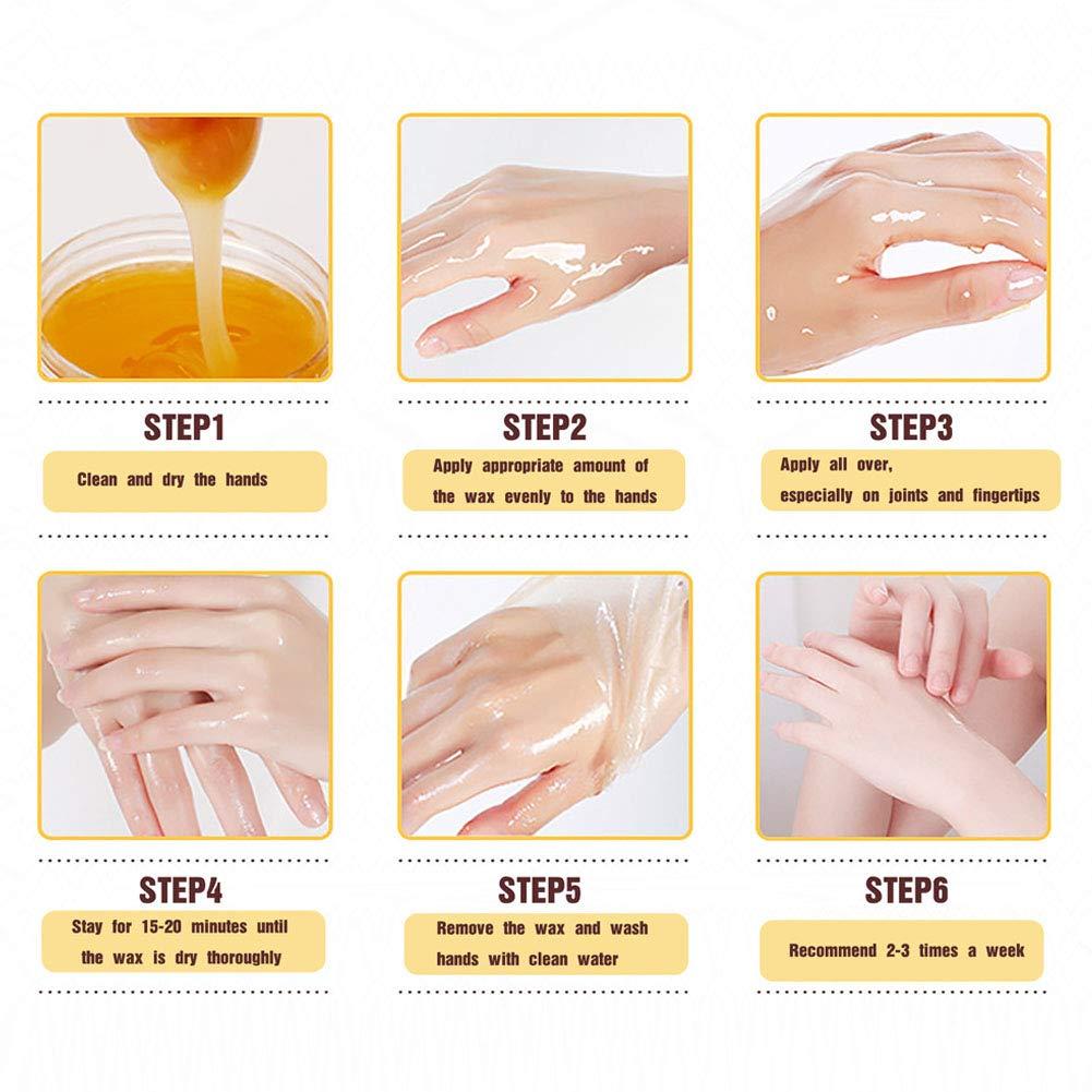 Peeling Hand Wax 50g | Honey & Milk Moisturizing Whitening Hand Mask ...