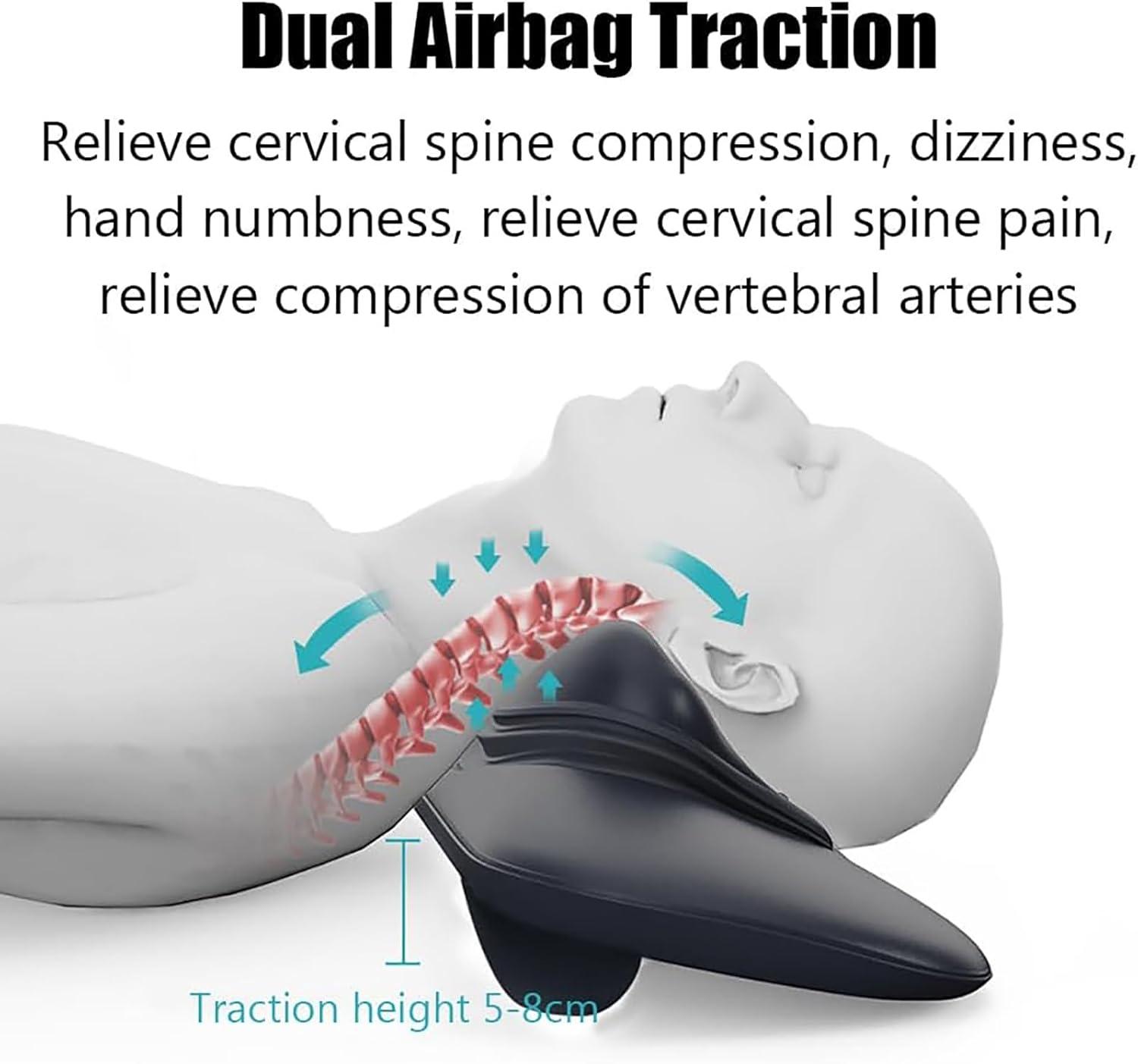 MObyat Cervical Traction Instrument | Neck Traction Heater with LCD ...