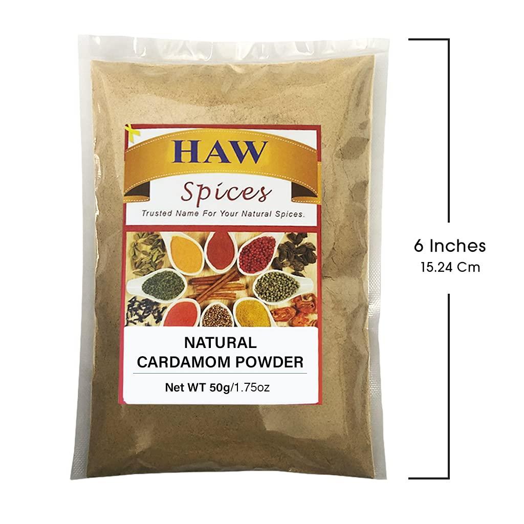 HAW Green Cardamom Powder 1.7oz | Ground Elaichi Spice for Food | Fresh ...