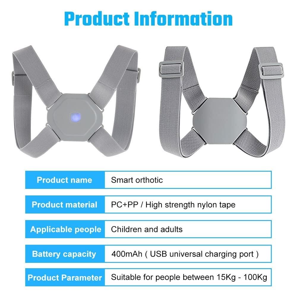 Smart Electric Posture Corrector for Adults & Kids | Adjustable Upper ...
