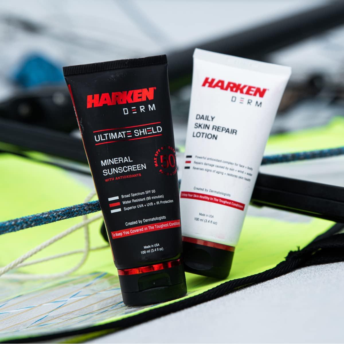 Harken Derm Ultimate Shield Mineral Sunscreen SPF 50 - 80min Water ...