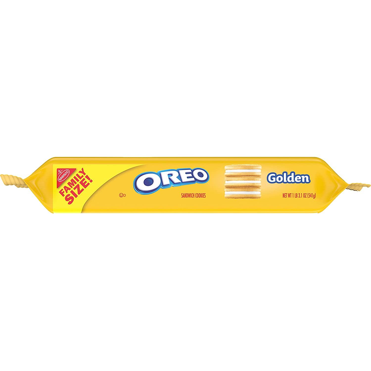 OREO Golden Sandwich Cookies Family Size 19.1 oz - Pack of 12 | Buy Now ...